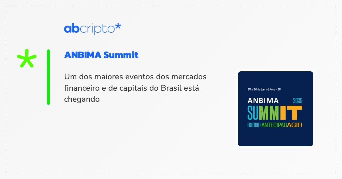 ANBIMA Summit | ABcripto